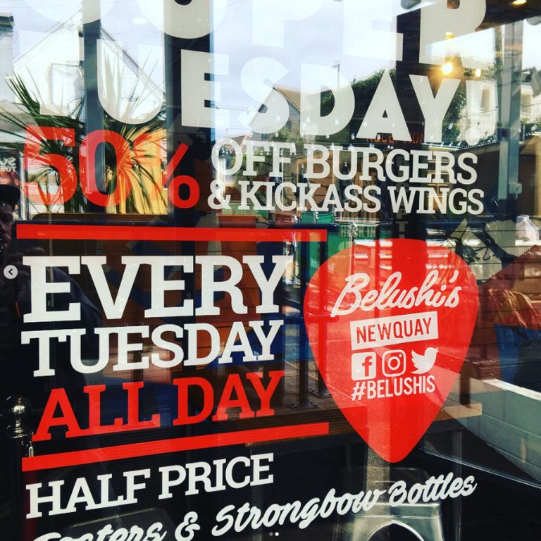 Window Graphics Printing Cornwall | Frosted Vinyl Manifestation